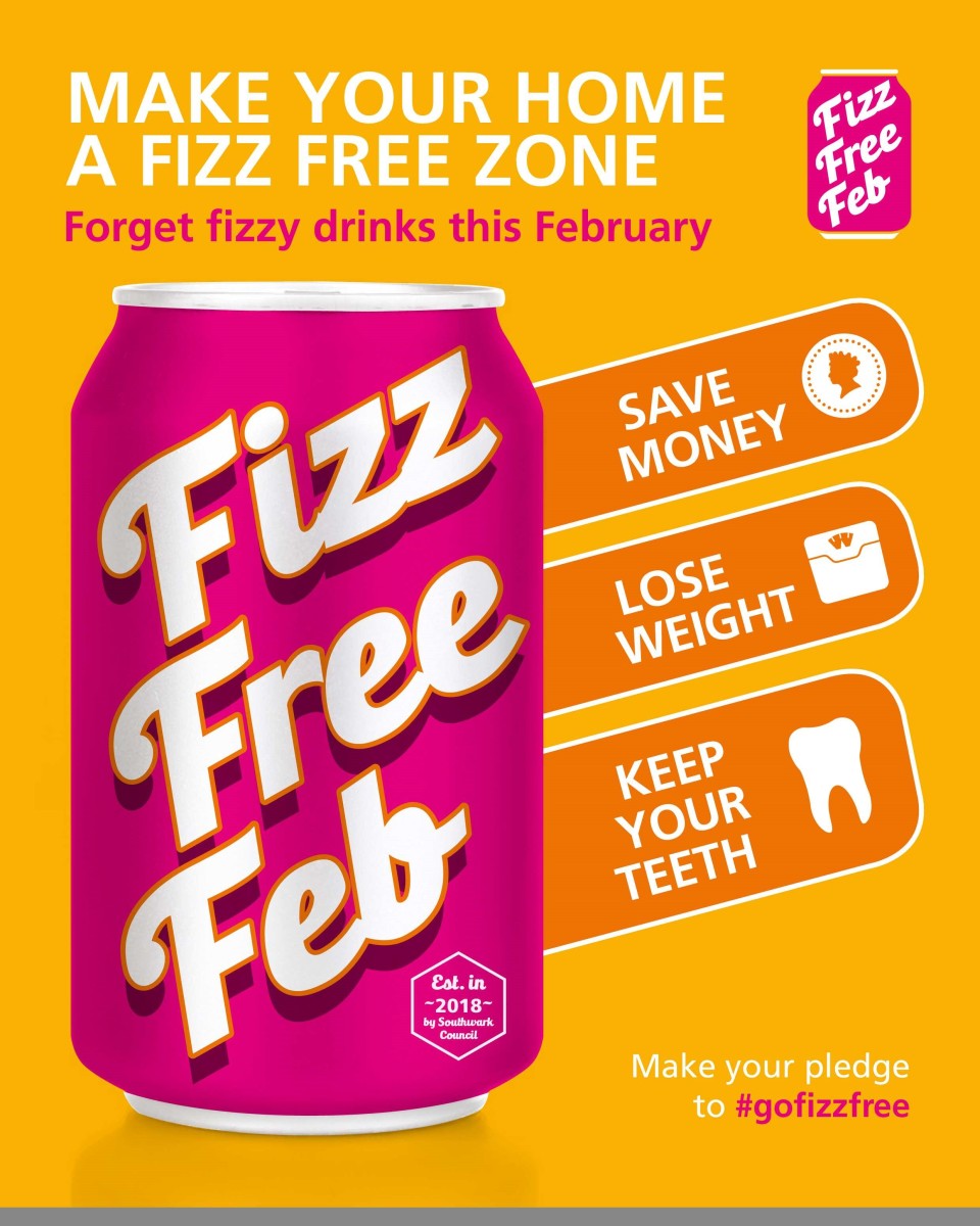 Fizz Free February returns in 2024 - Everyone Health Merton